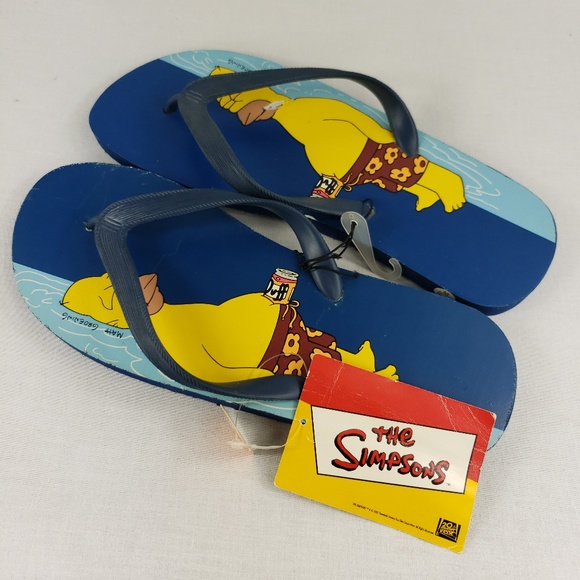 The Simpson | Shoes | The Simpsons Homer Blue Flip Flops | Poshmark